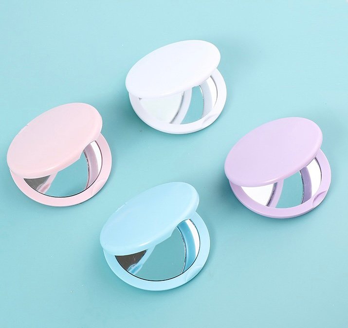 Portable Folding X1X2 Double Side Compact Mirror for Travel Daily